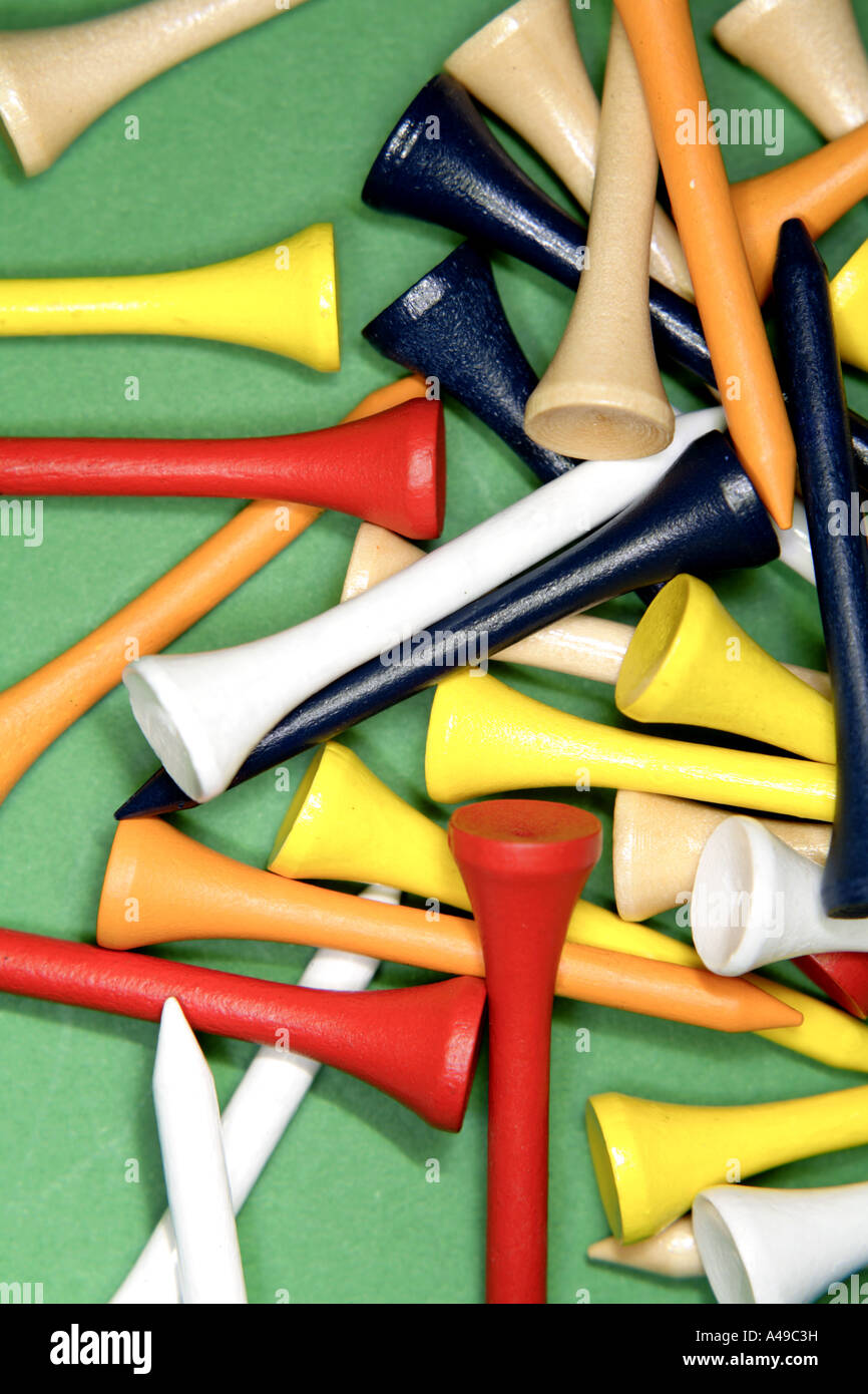 Many golf tees hi-res stock photography and images - Alamy