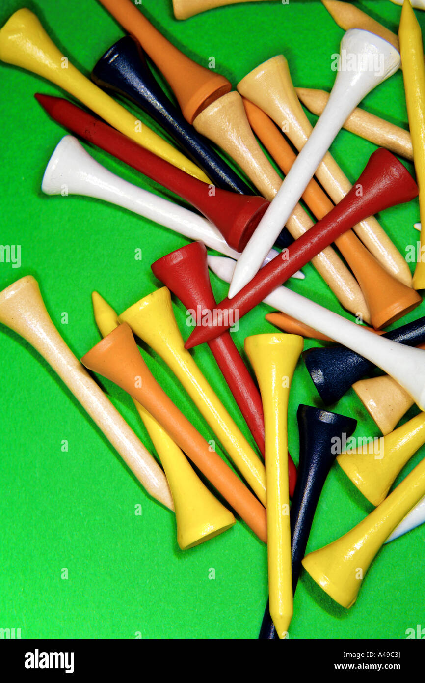 Many golf tees hi-res stock photography and images - Alamy