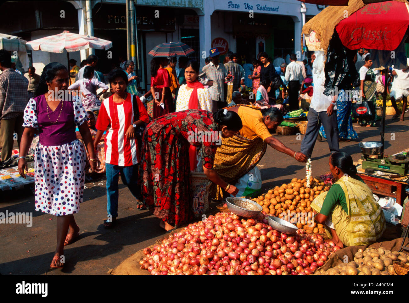 Market / Mapusa Stock Photo - Alamy