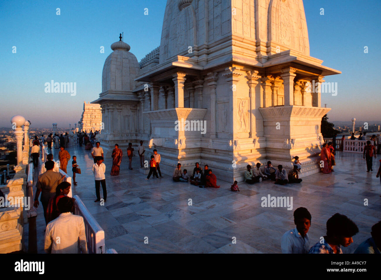 Birla Mandir Temple / Hyderabad Stock Photo - Alamy
