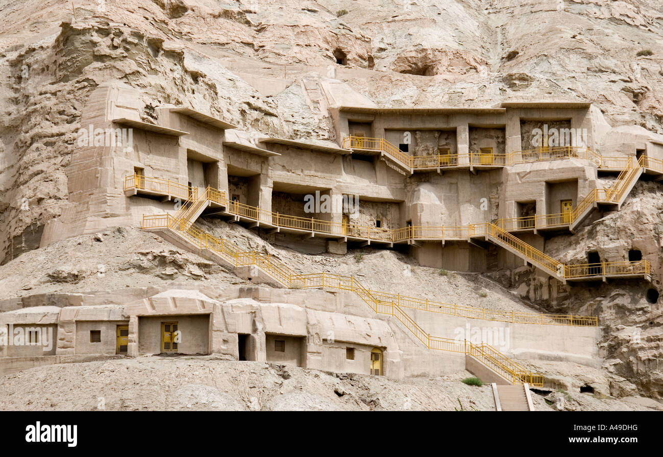Kizil Thousand Buddha Caves near Kuqa Xinjiang Province China Stock ...