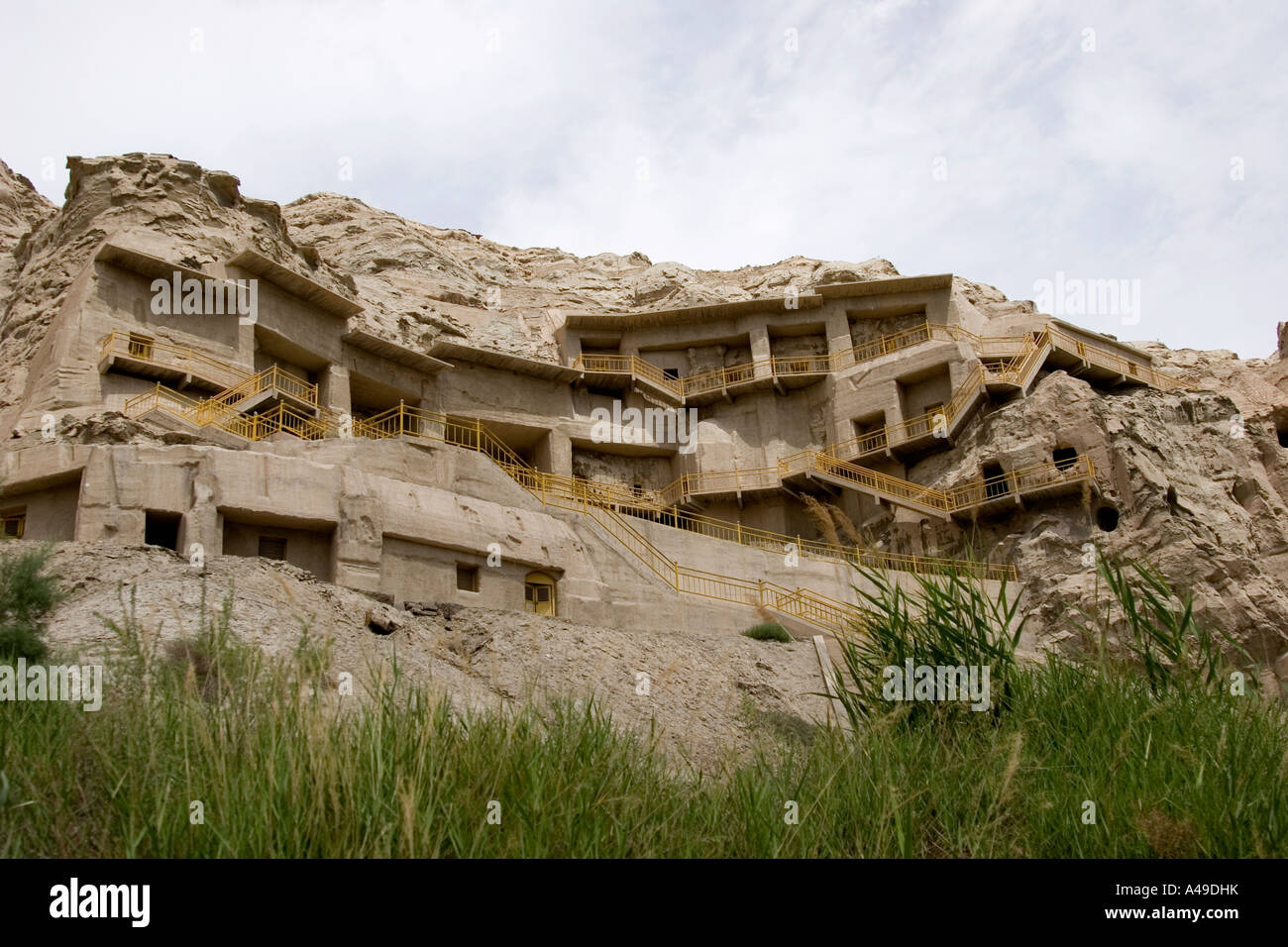 Kizil Thousand Buddha Caves near Kuqa Xinjiang Province China Stock ...