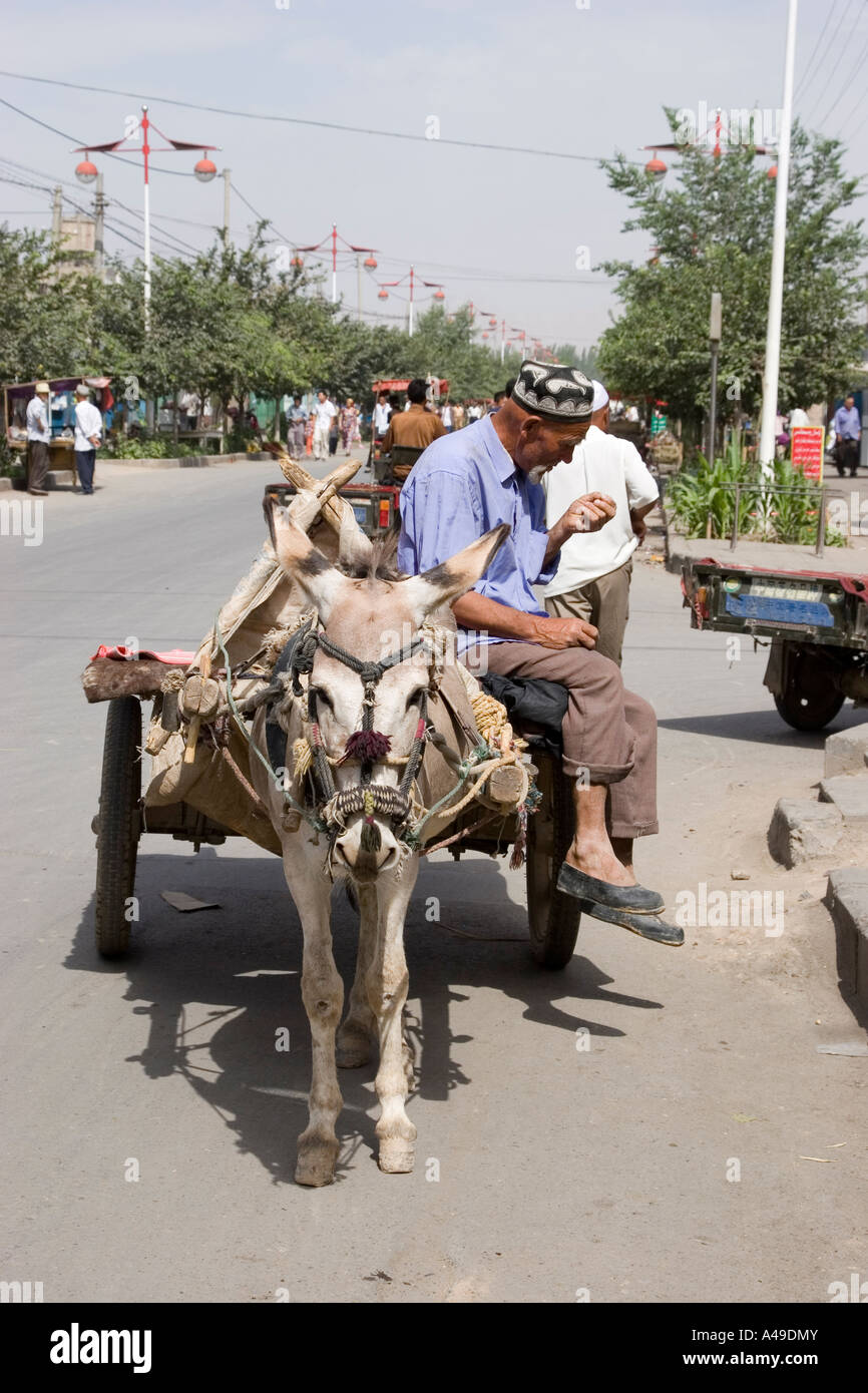 Silk road donkey cart hi-res stock photography and images - Alamy