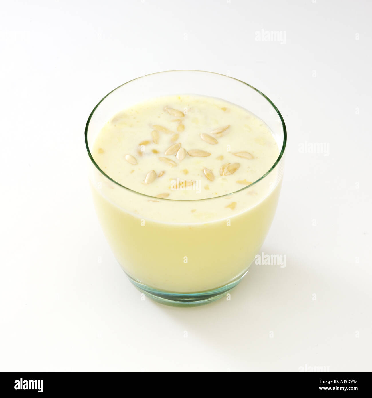 Almond and melon milk Stock Photo - Alamy