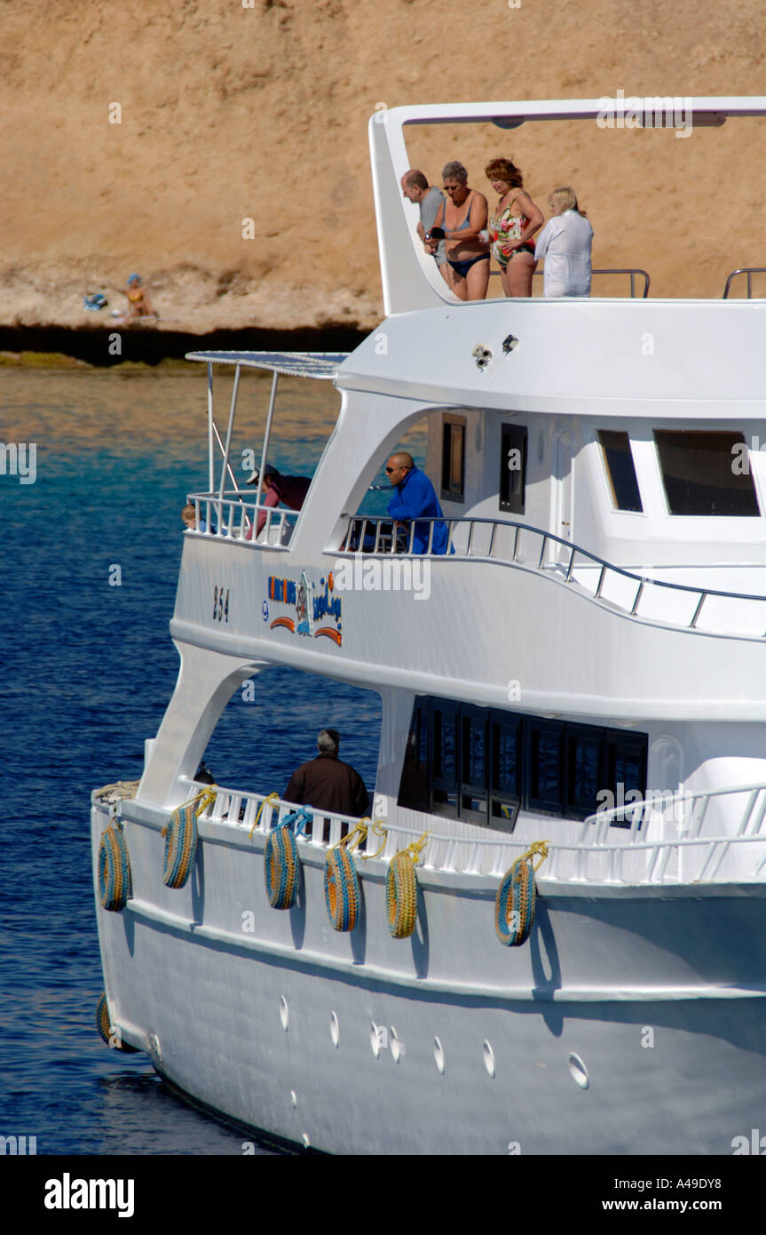 Dive boats, Sharm El Sheikh, Egypt Stock Photo - Alamy