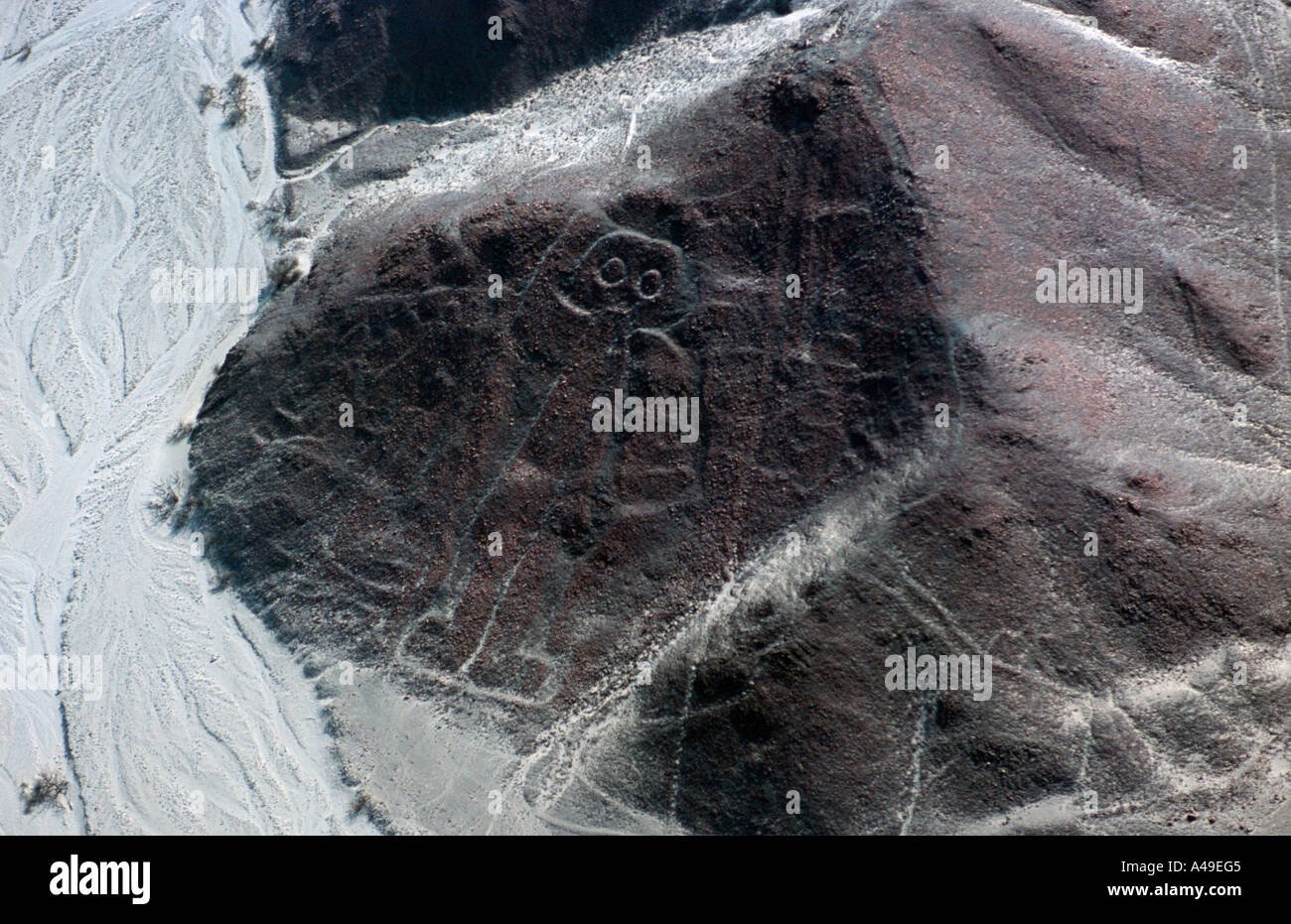 Geoglyphs of Nazca / Geoglyphen von Nasca Stock Photo - Alamy