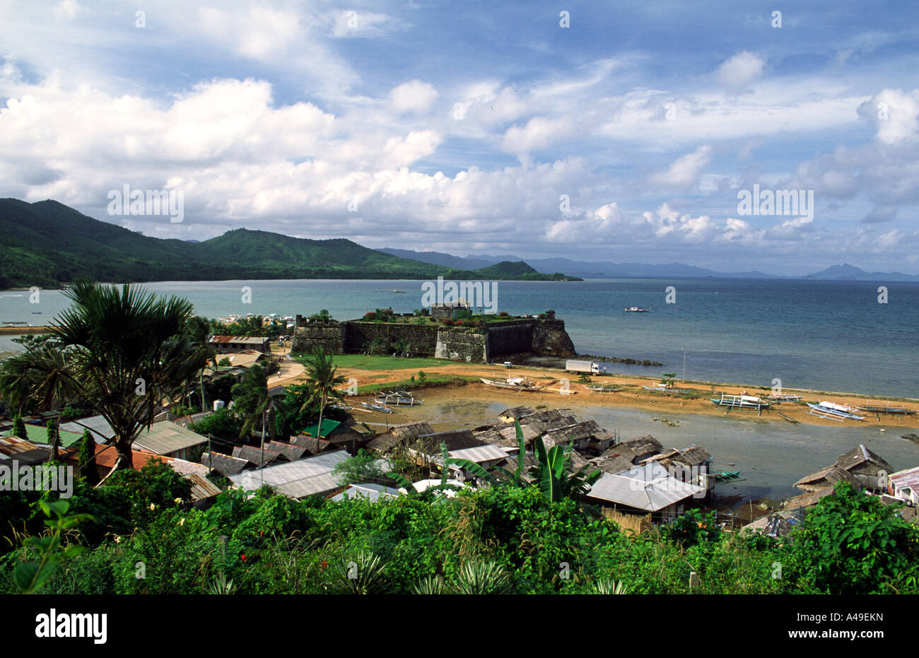 Santa Isabel Fort Taytay Palawan Philippines Southeast Asia Stock Photo ...