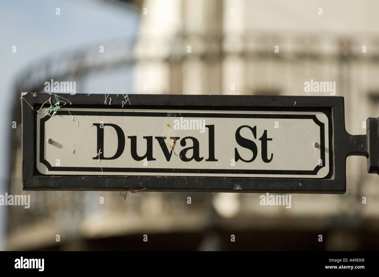 USA Florida Keys Duval Street street sign Key West Stock Photo - Alamy