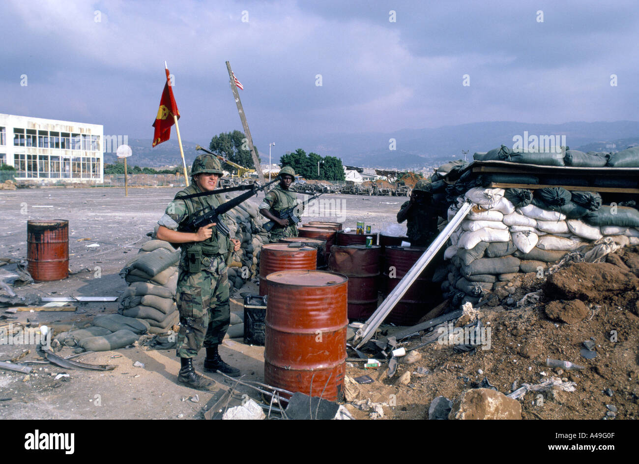 Marines in beirut 1983 hi-res stock photography and images - Alamy