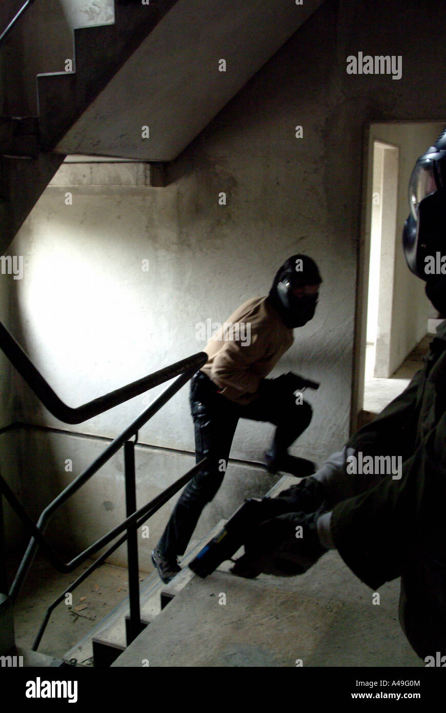 German SWAT policemen during training Stock Photo - Alamy