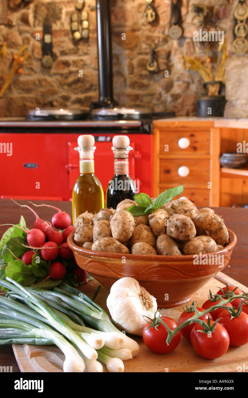 Farmhouse kitchen aga hi-res stock photography and images - Alamy