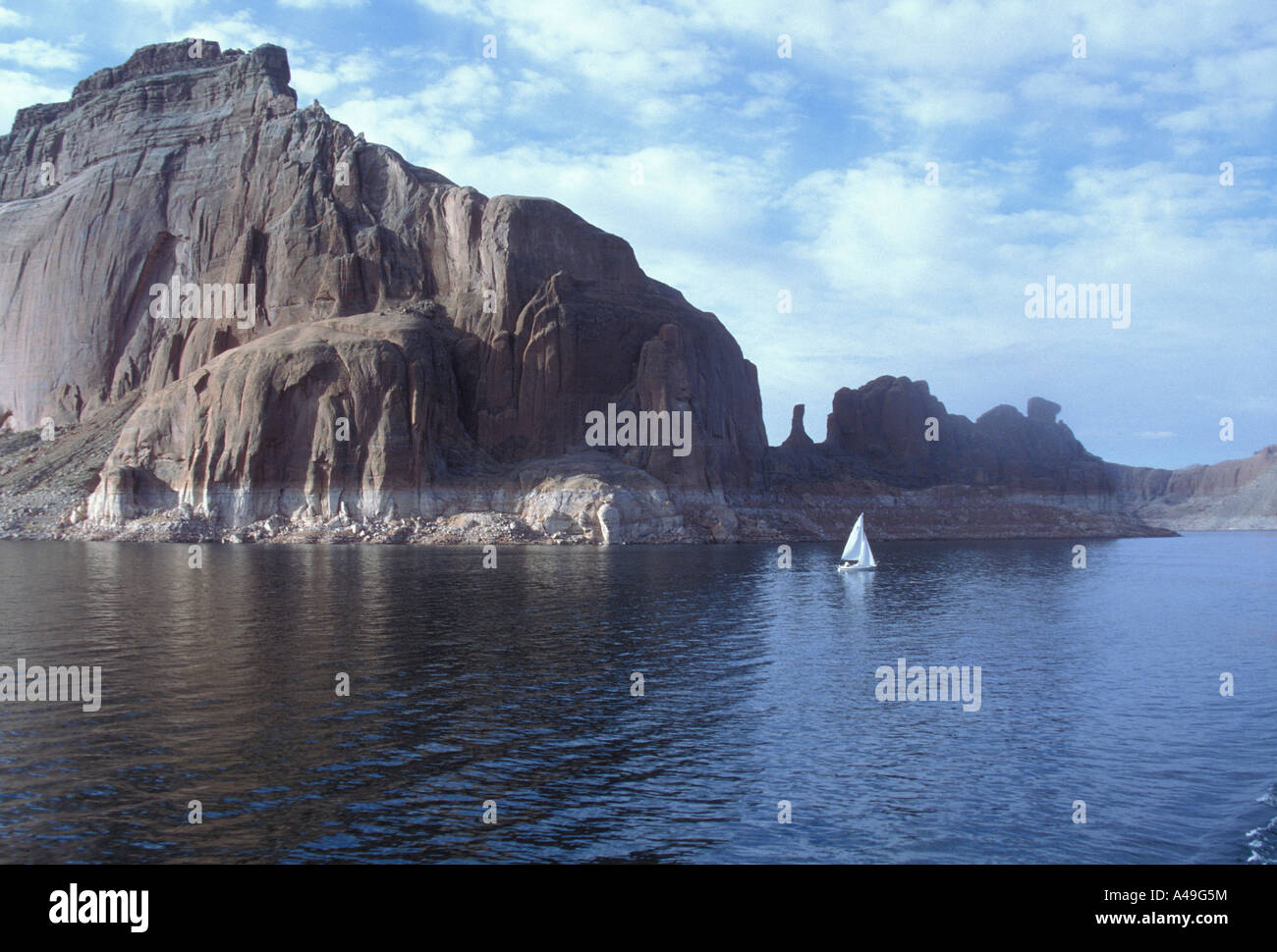 Rock formation Lake Powell Utah Stock Photo - Alamy