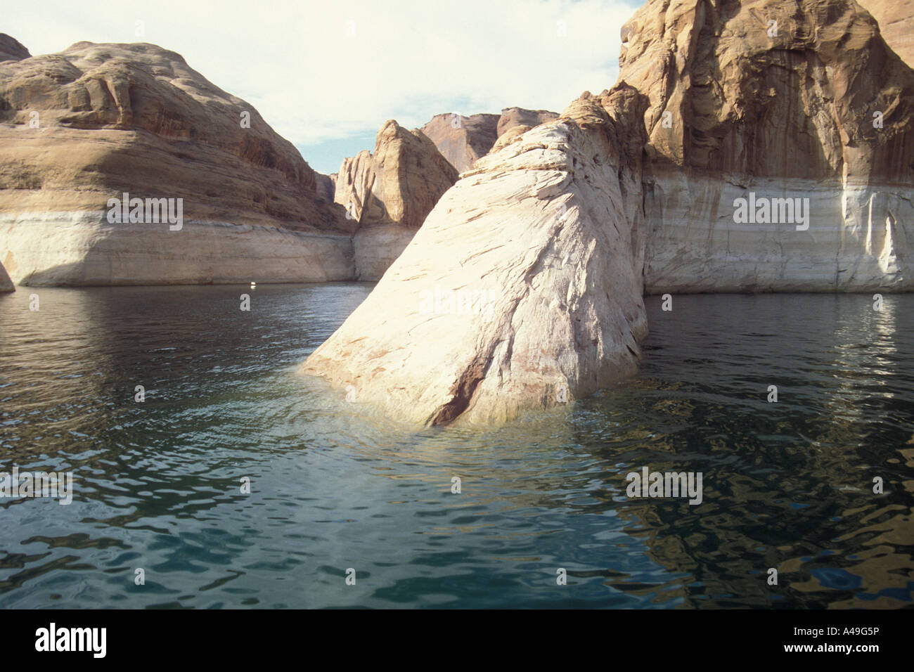 Rock formation Lake Powell Utah Stock Photo - Alamy