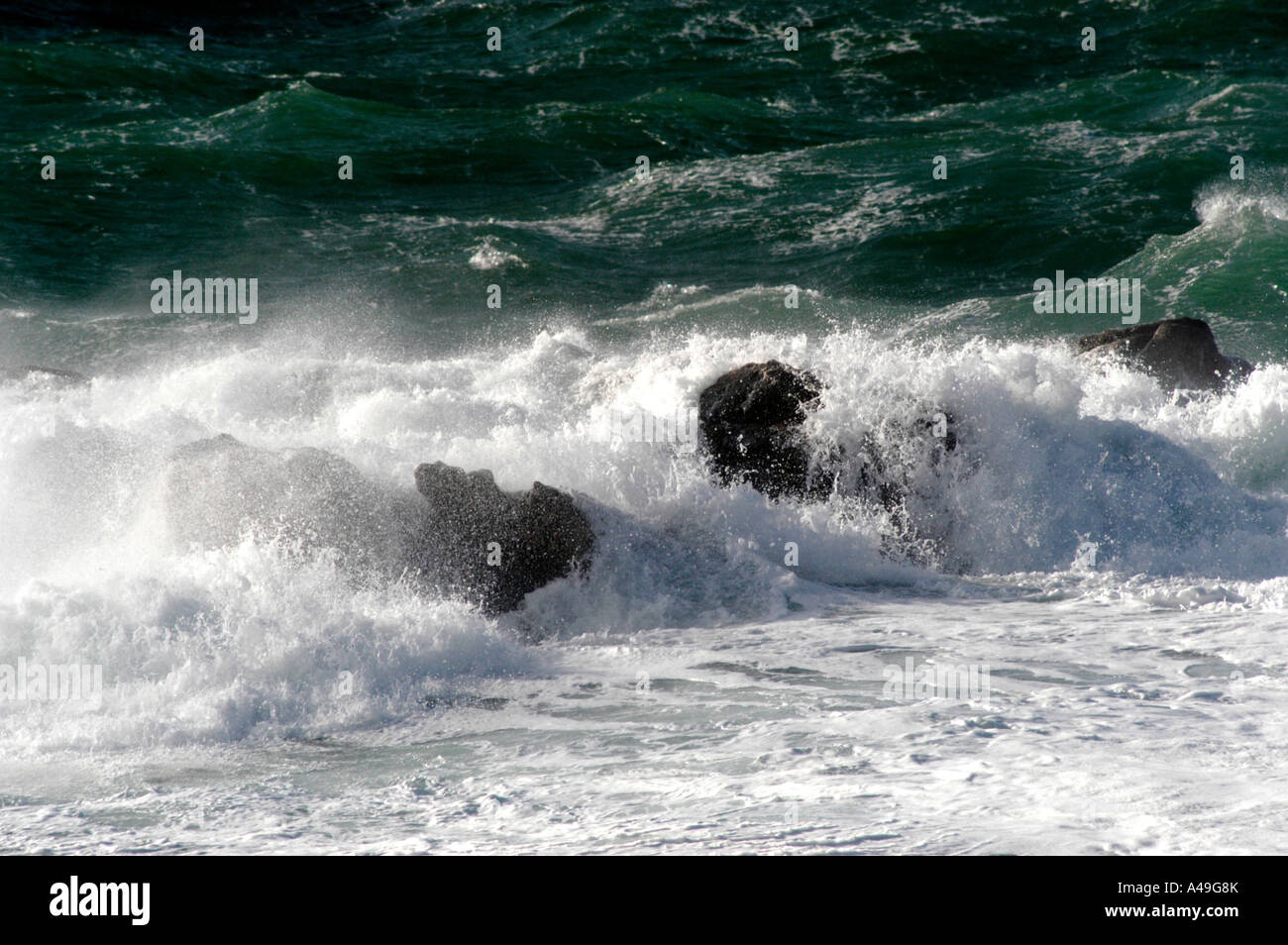 A stormy sea Stock Photo - Alamy
