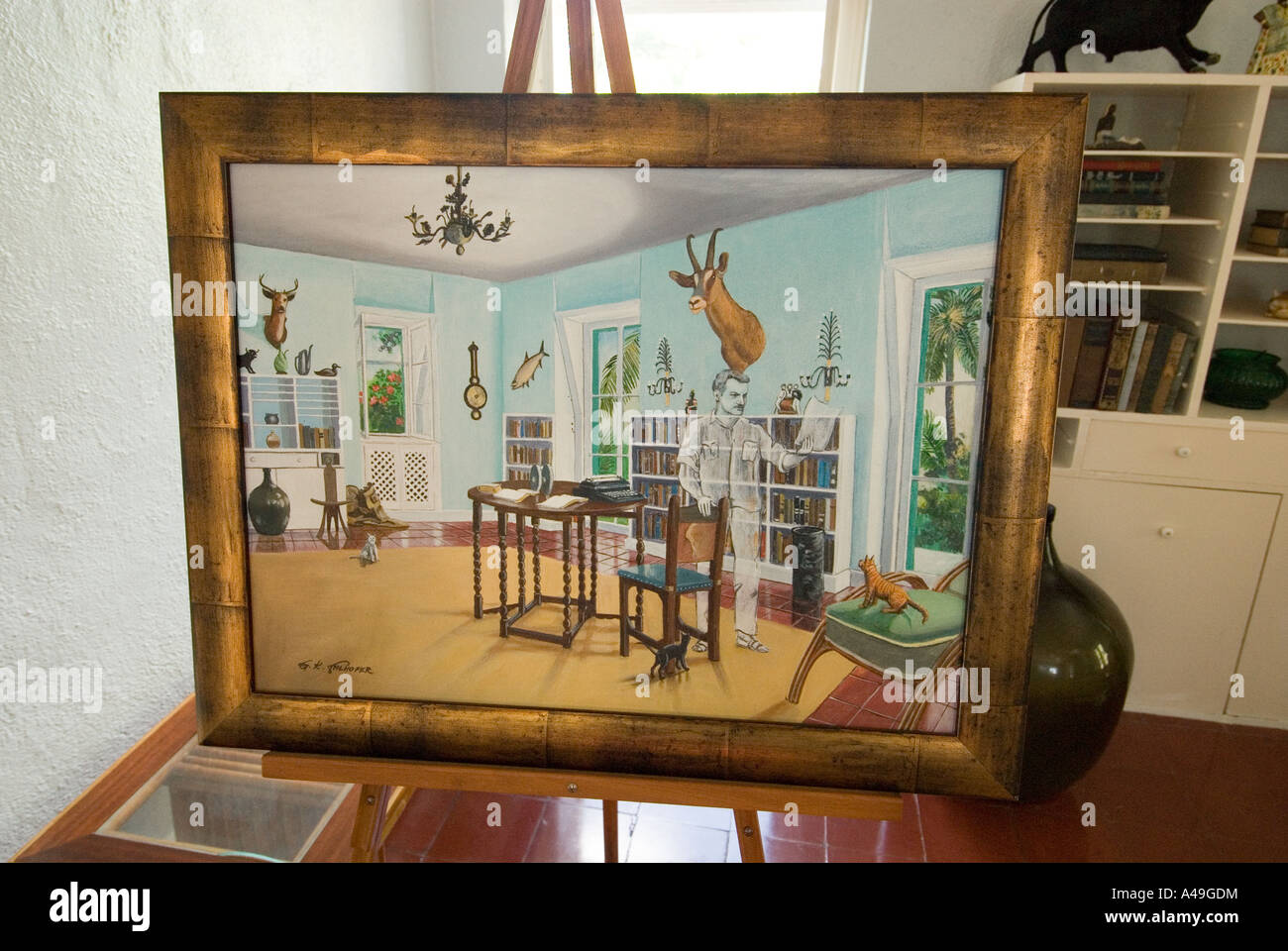 USA Florida Keys Ernest Hemingway Office and Library Historic site Key ...