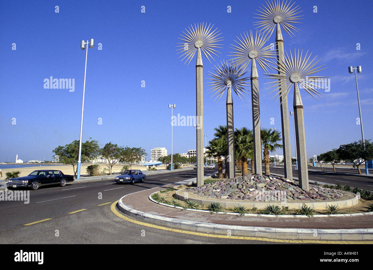 Saudi arabia jeddah roundabouts hi-res stock photography and images - Alamy
