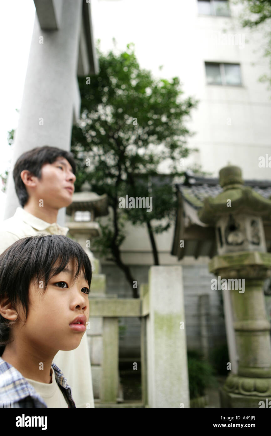Asian boy father profile hi-res stock photography and images - Alamy