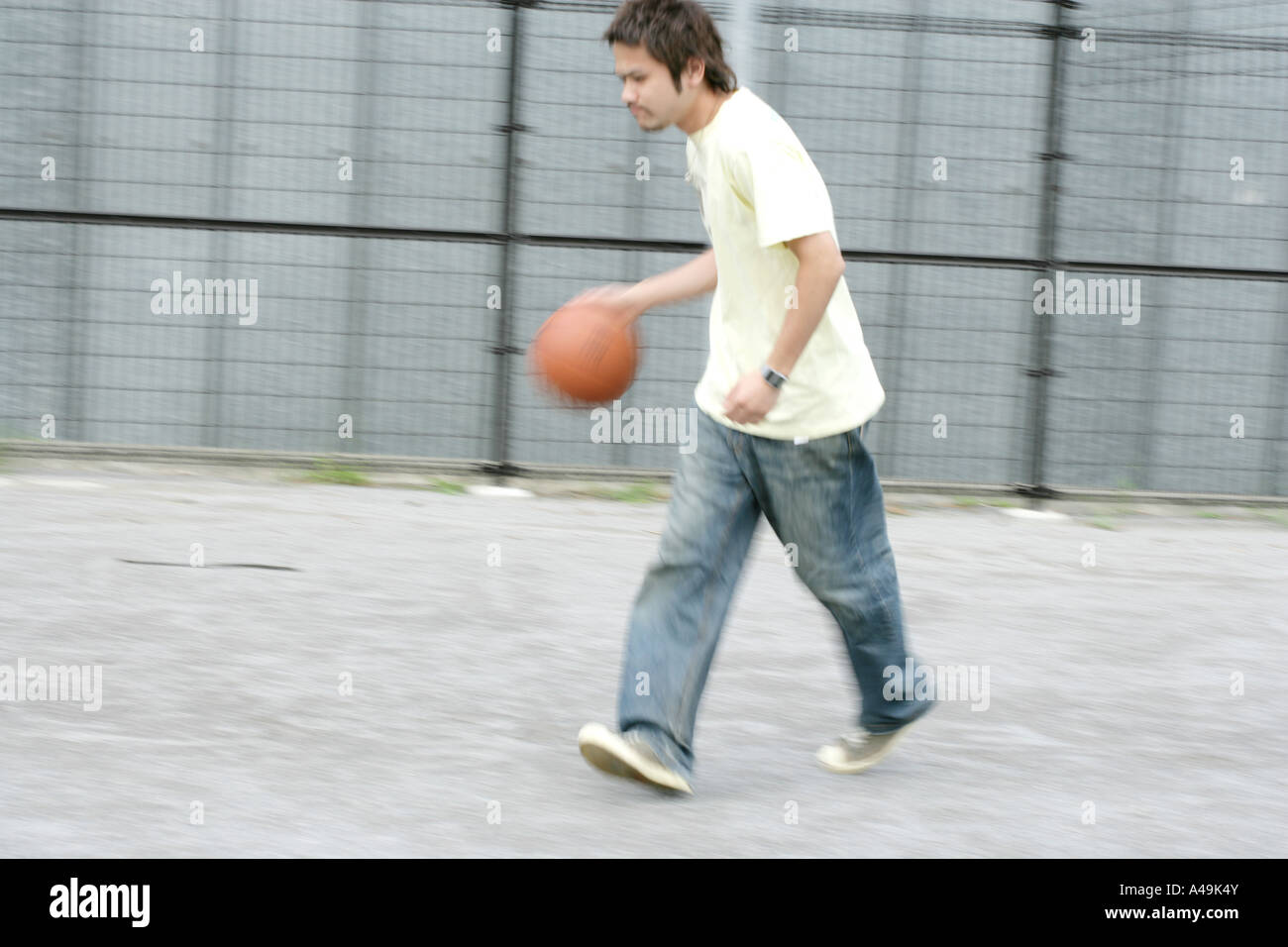 Side profile of a football player Stock Photo - Alamy