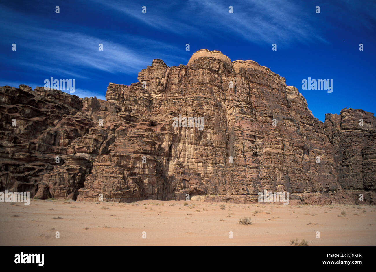 Wadi Ramm desert Madaba Jordan Middle East Stock Photo - Alamy