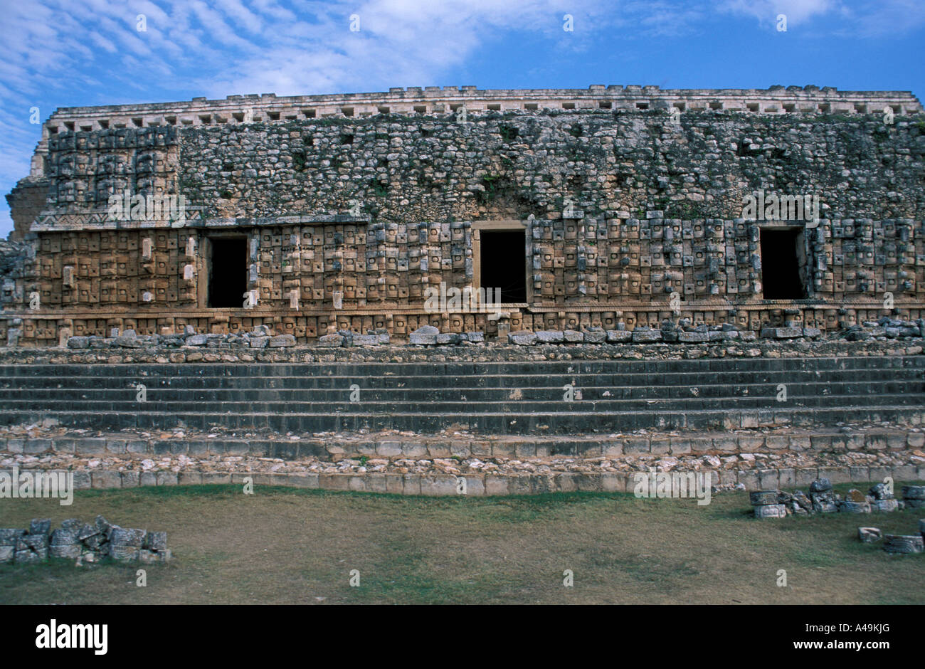 Codz Poop Palace of Masks Kabah Yucatan Mexico Central America Stock ...