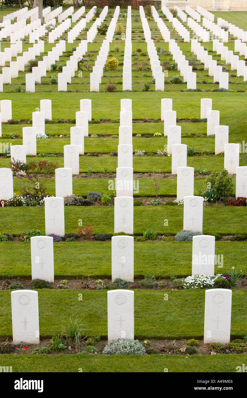 War Graves Canadian cemetery at Beny Sur Mer Normandy France Stock ...