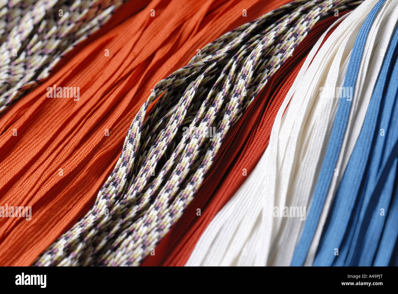 Colored laces hi-res stock photography and images - Alamy