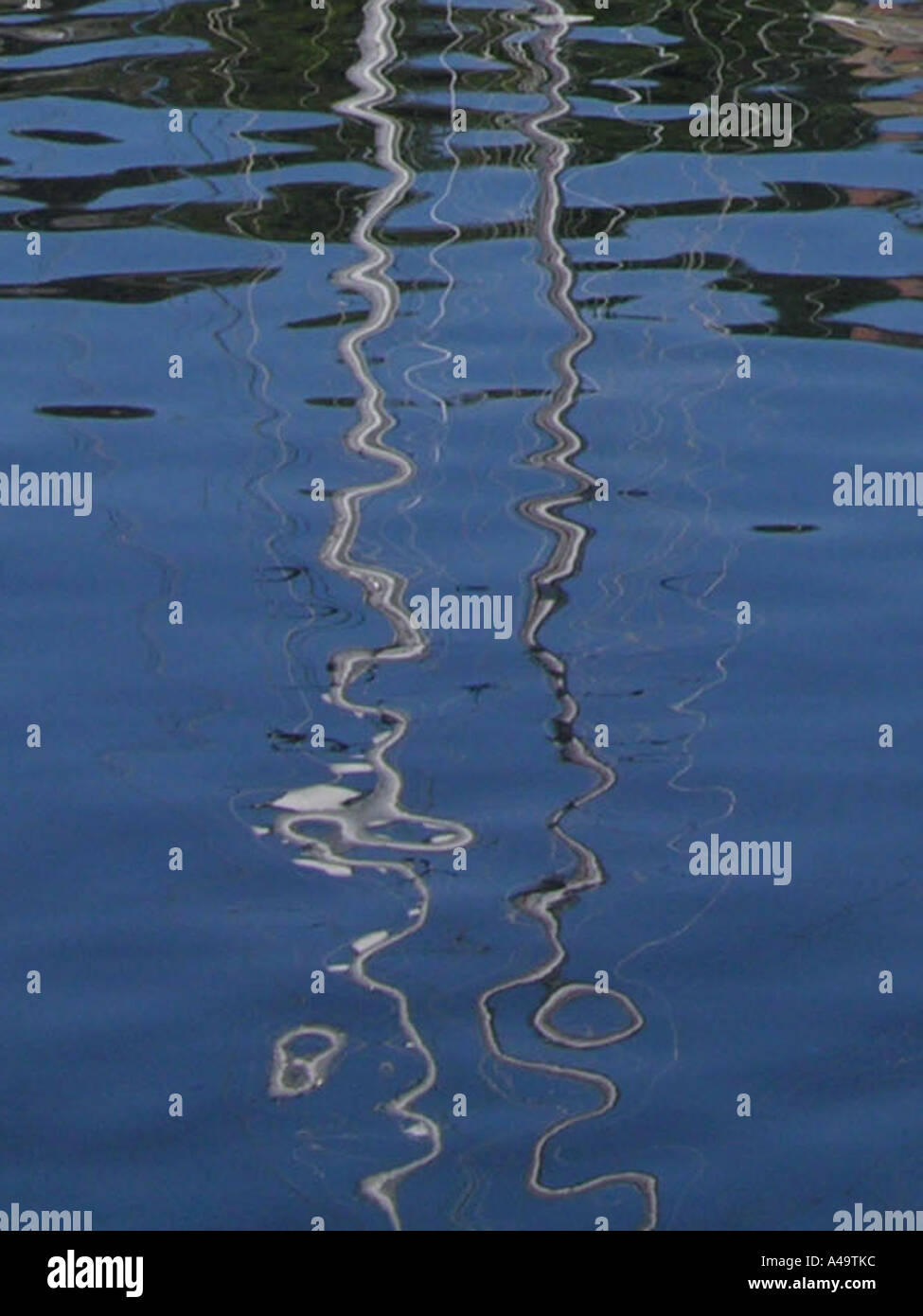 ABSTRACT. REFLECTION ON WATER Stock Photo - Alamy