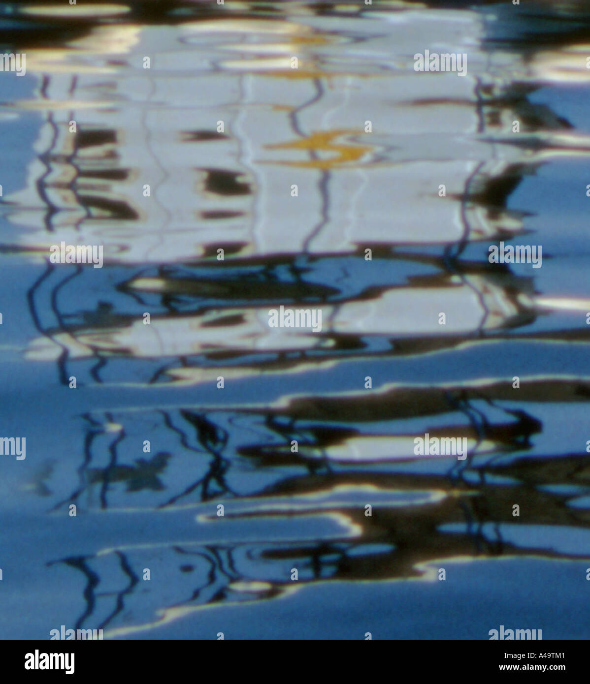 ABSTRACT. REFLECTION ON WATER Stock Photo - Alamy