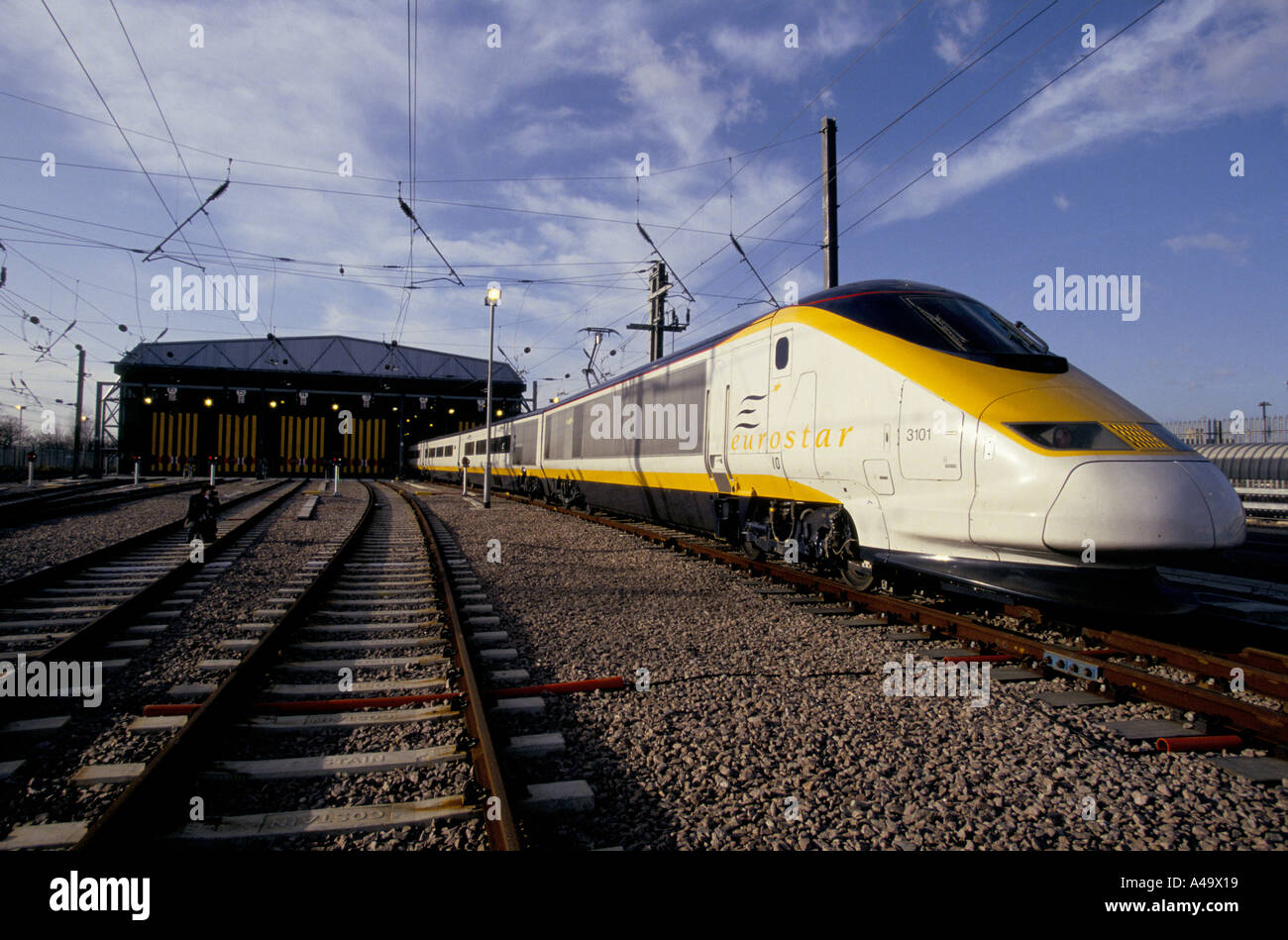 Eurostar train tunnel hi-res stock photography and images - Alamy