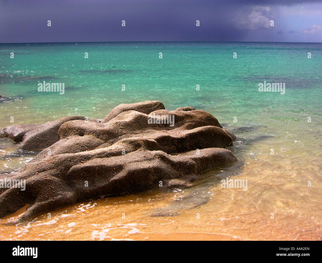 rocks in the sea Stock Photo - Alamy