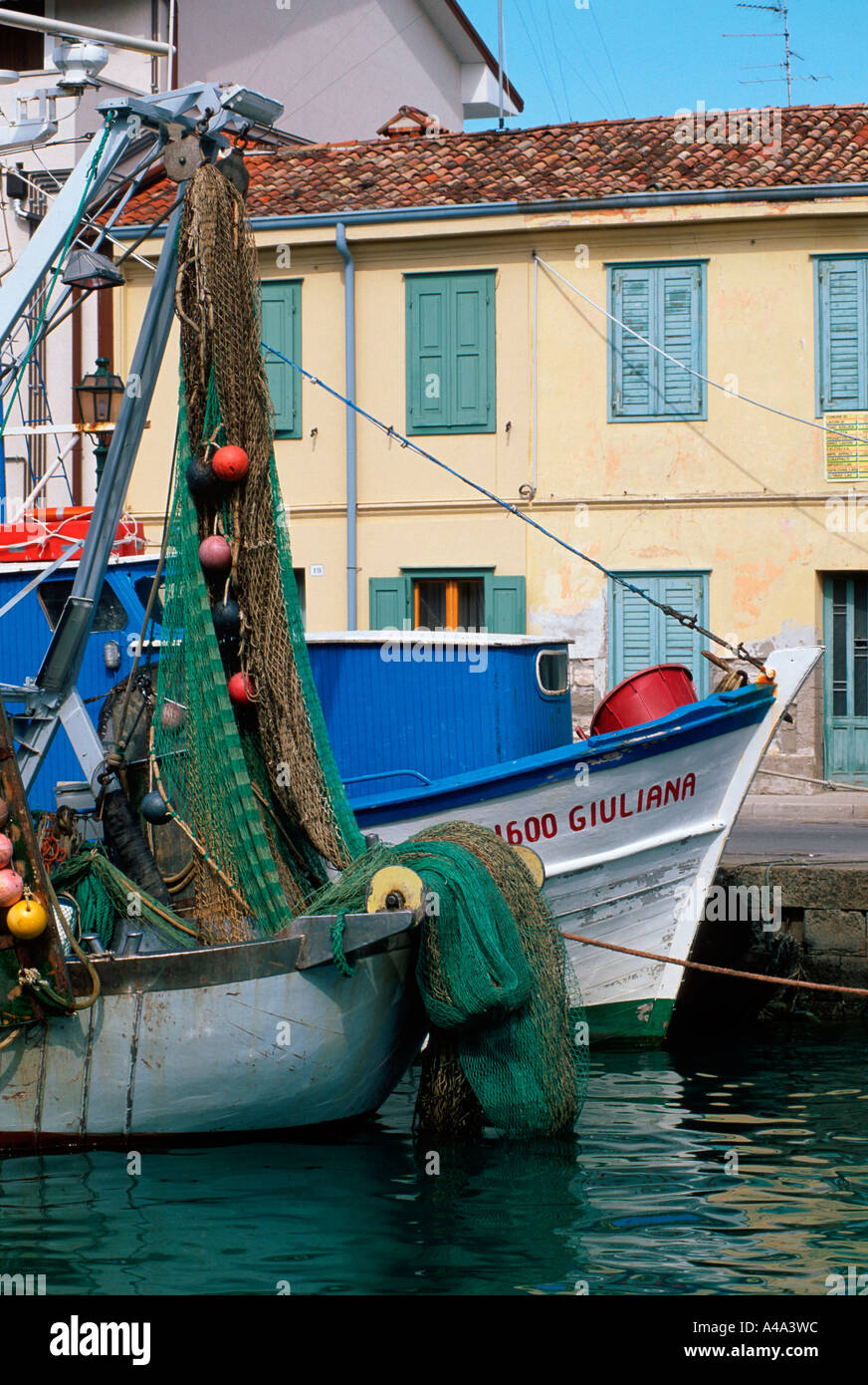 Fishing boat / Grado Stock Photo - Alamy