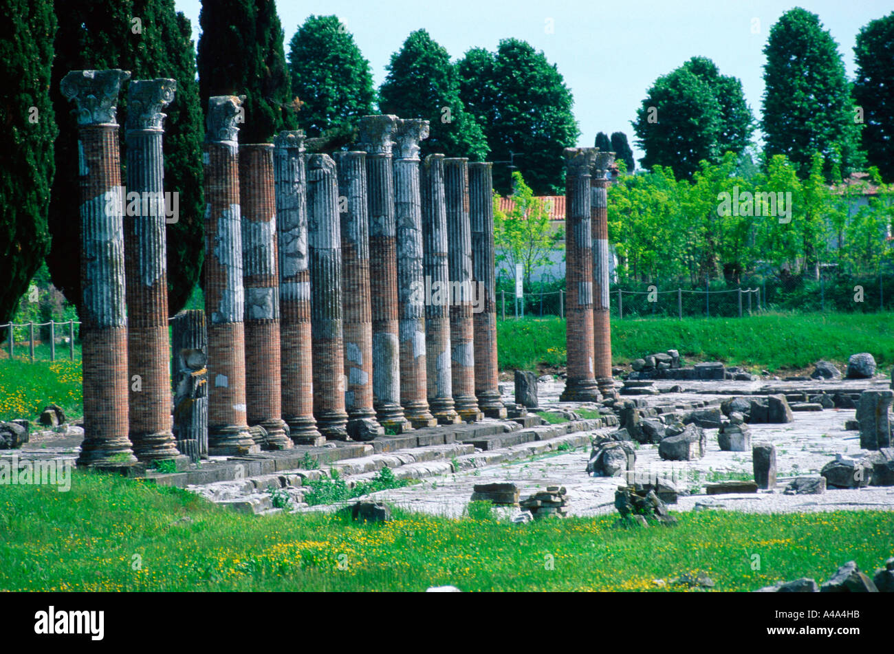 Roman forum / Aquileia Stock Photo - Alamy