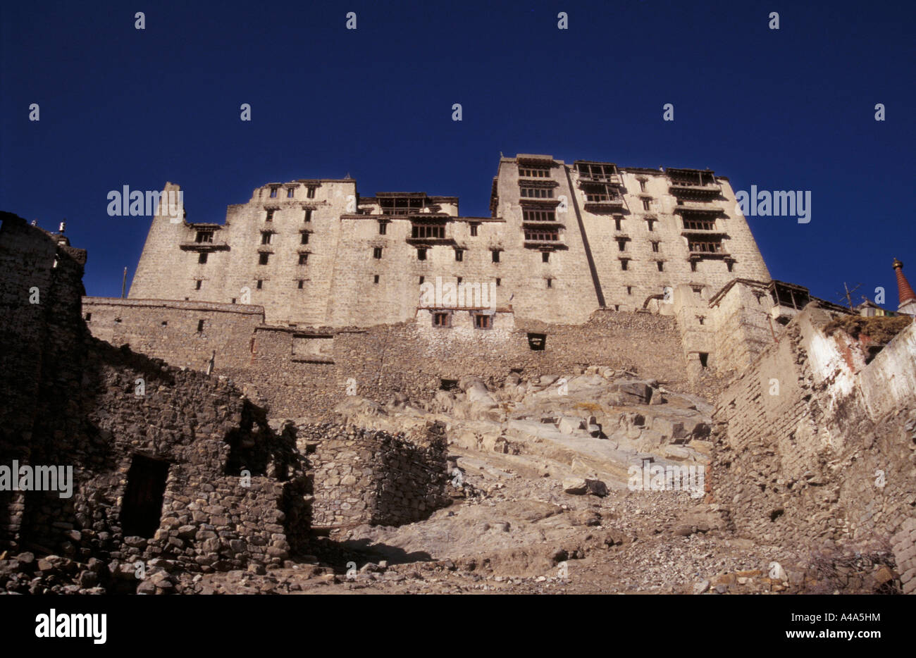 Leh palace Ladakh India Asia Stock Photo - Alamy