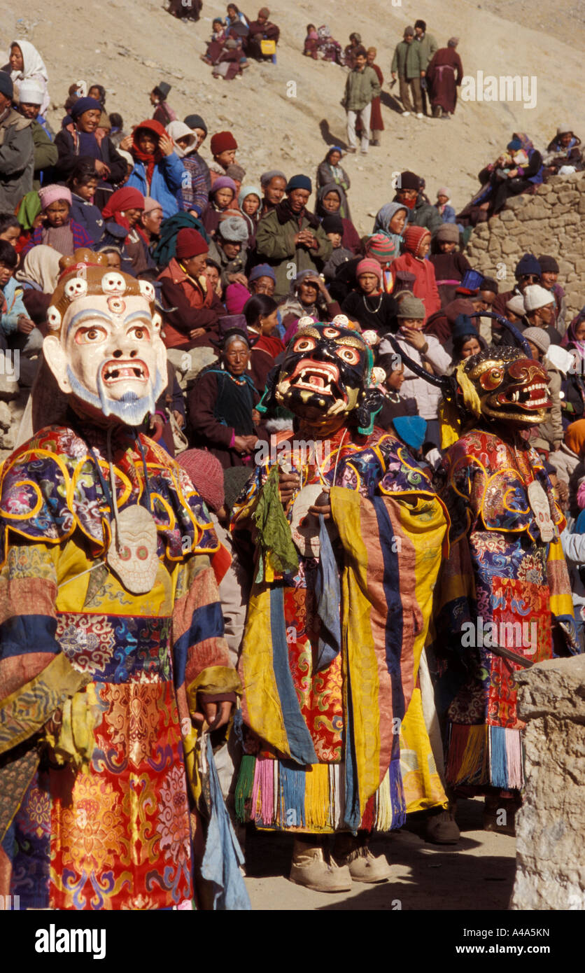 Celebration at gompa Leh Ladakh India Asia Stock Photo - Alamy