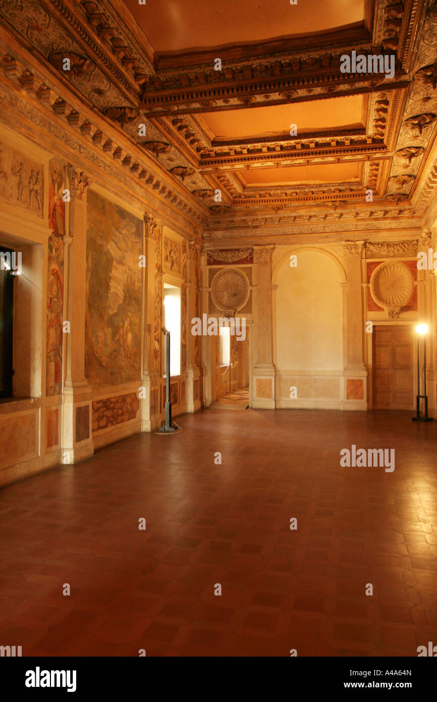 Sala degli specchi Palazzo Giardino Sabbioneta Lombardy Italy Stock ...