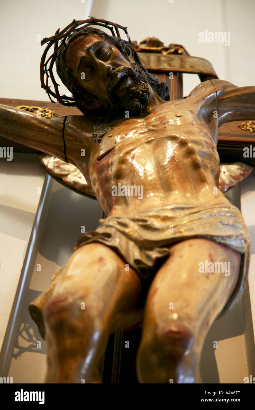 jesus on cross close up Stock Photo - Alamy