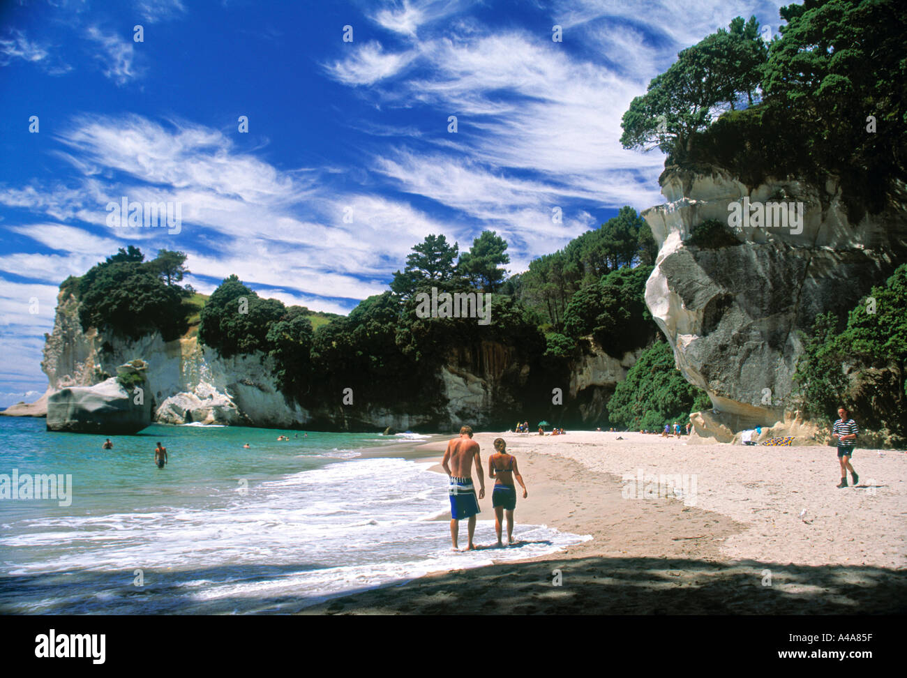 Cathedral Cove, Coromandel, New Zealand Stock Photo - Alamy
