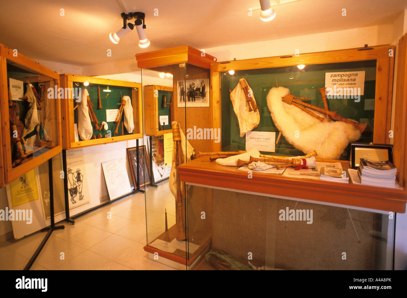 Piper museum Scapoli Molise Italy Stock Photo - Alamy