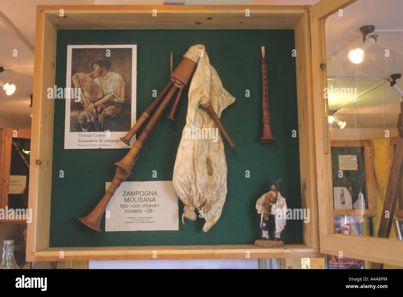 Piper museum Scapoli Molise Italy Stock Photo - Alamy