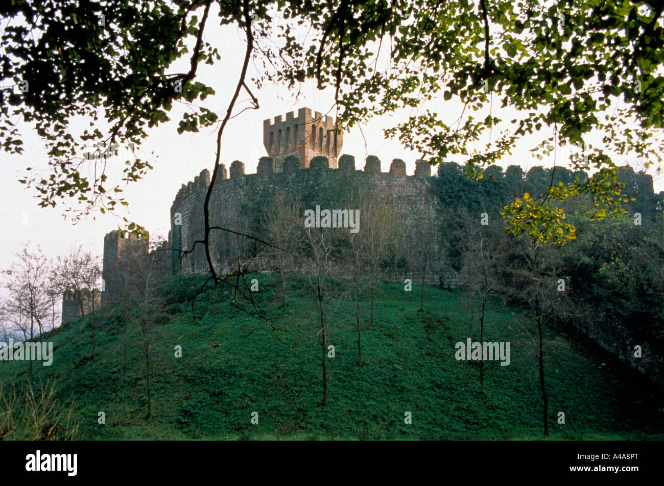 Walls of Este Castle Padua Veneto Italy Stock Photo - Alamy