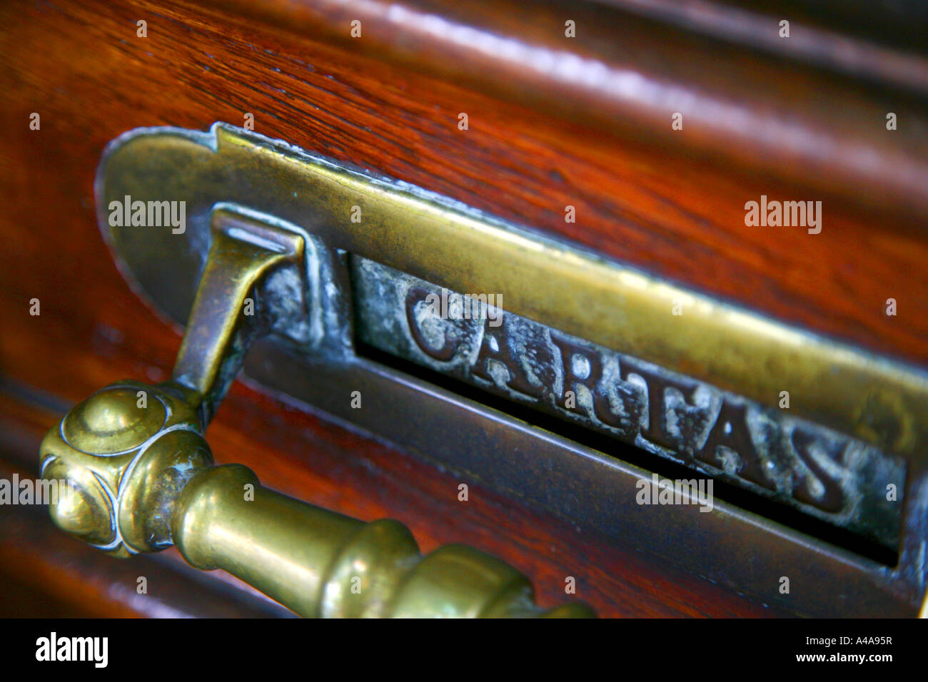 close up old letter box Stock Photo - Alamy
