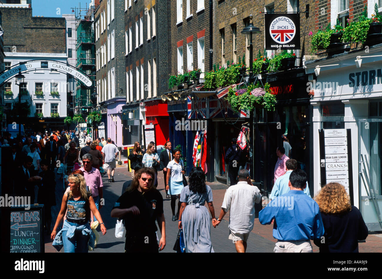Shopping street london hi-res stock photography and images - Alamy