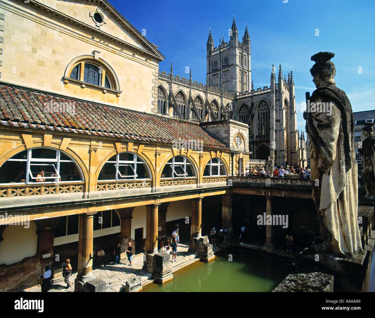 Roman baths at bath hi-res stock photography and images - Alamy