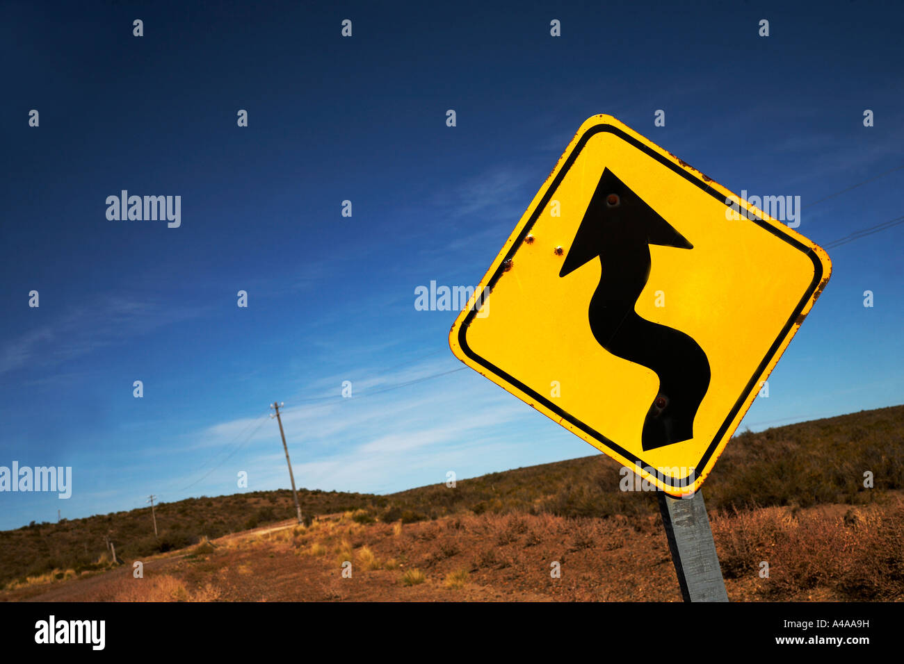 Bendy signs hi-res stock photography and images - Alamy