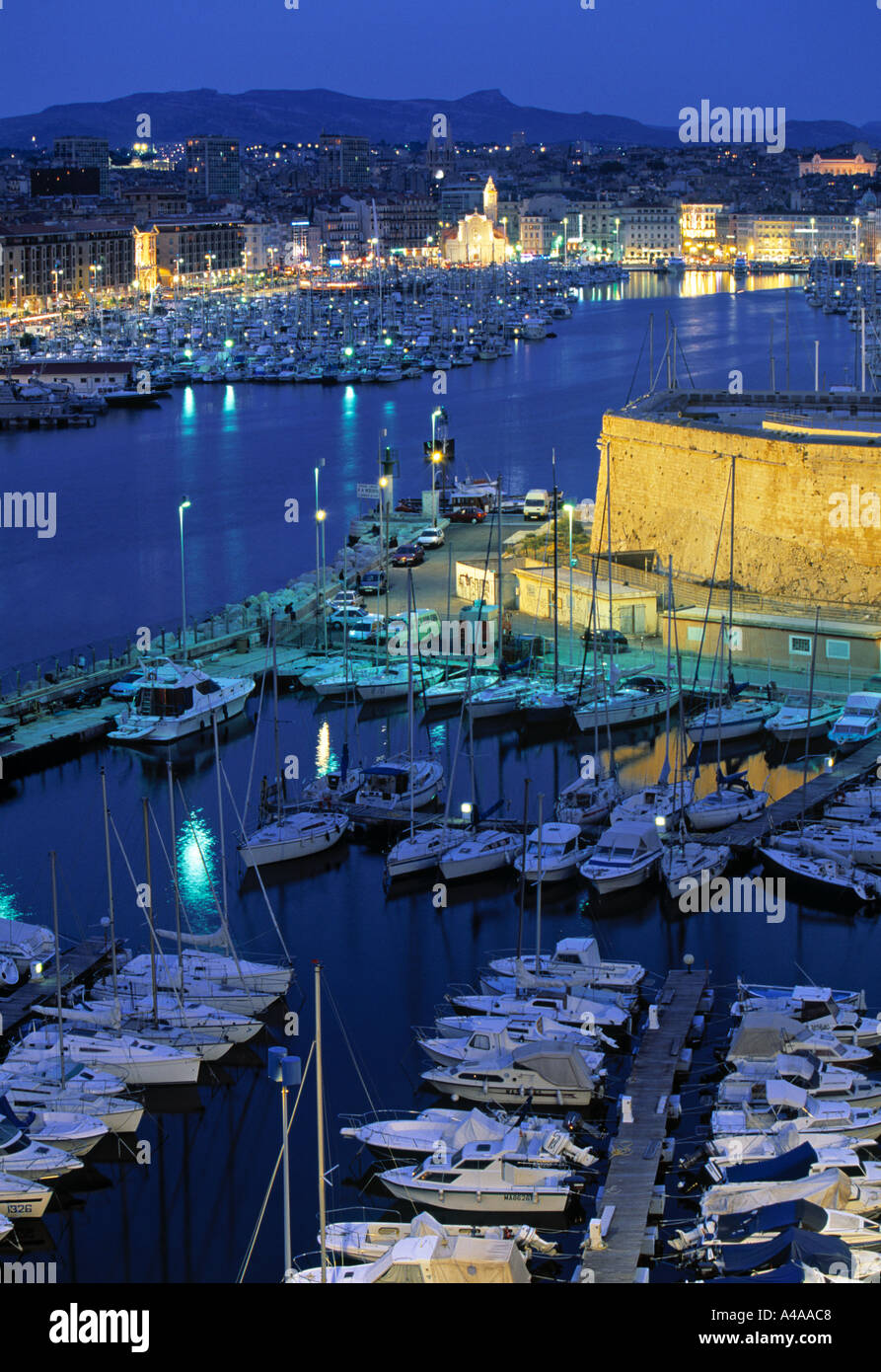 Marseilles port evening hi-res stock photography and images - Alamy