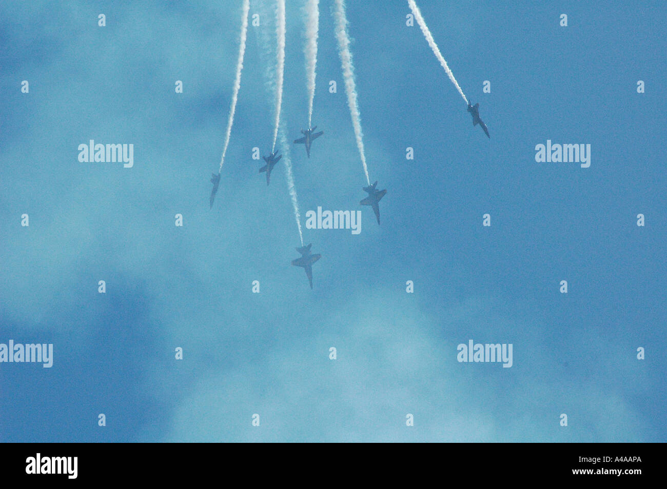 US Navy Blue Angels Aerial Stunt Flight Team Stock Photo - Alamy