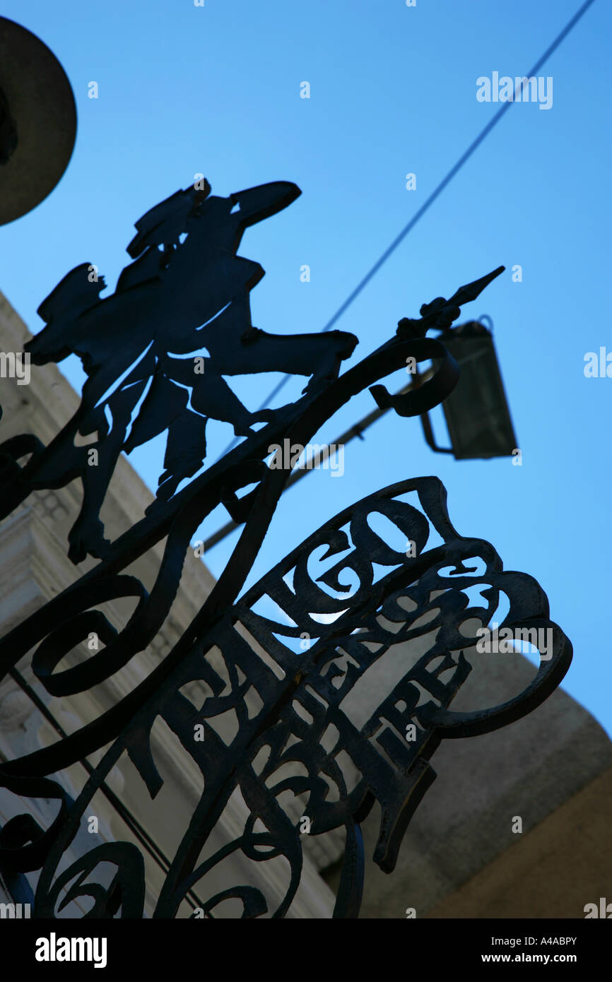 metal tango sign Stock Photo - Alamy