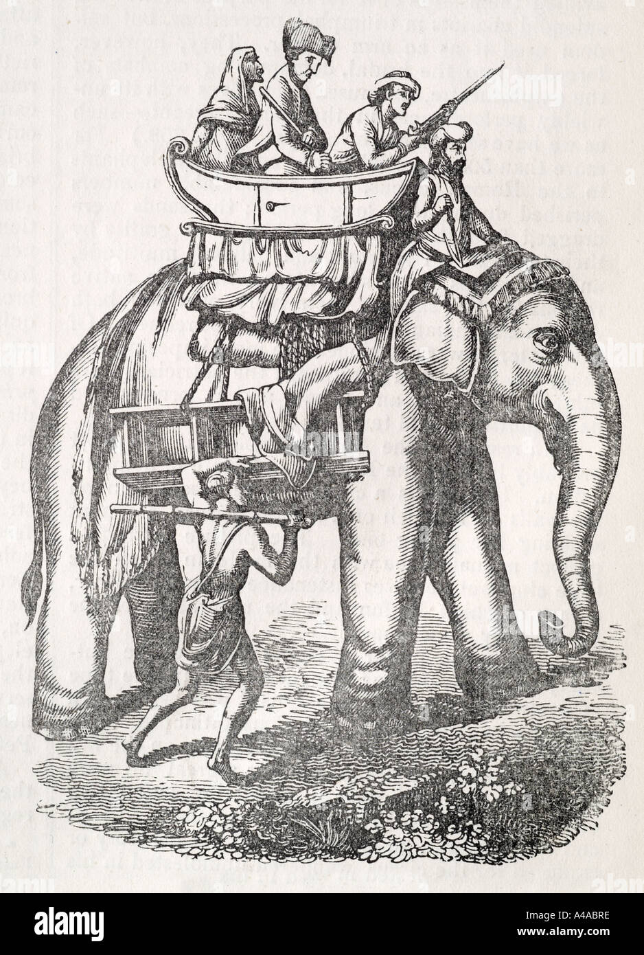 Elephant and howdah hi-res stock photography and images - Alamy