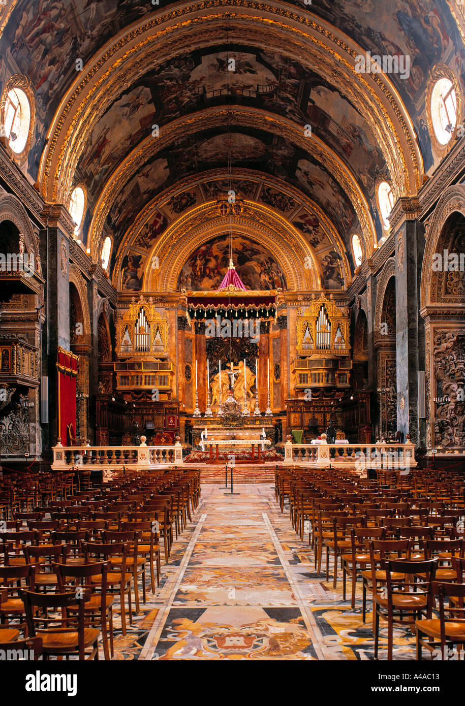 St. Johns Co-Cathedral, Valletta, Malta Stock Photo - Alamy