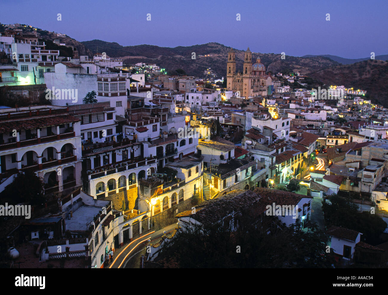 View over Taxco, Mexico Stock Photo - Alamy
